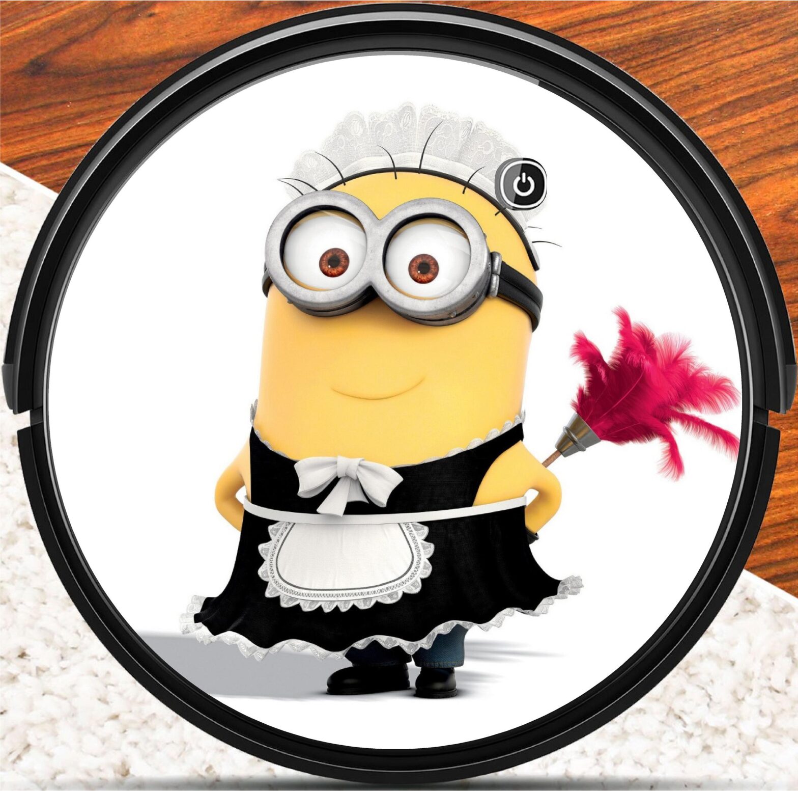 Minion Inspired Maid Skin for all Floor Cleaning Robots